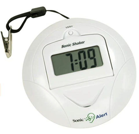Sonic Boom Vibrating Travel Alarm Clock